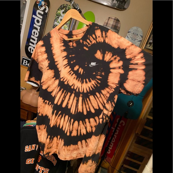 Nike | Shirts | Custom One Of One Nike Spiral Embroidered Checkmark ...